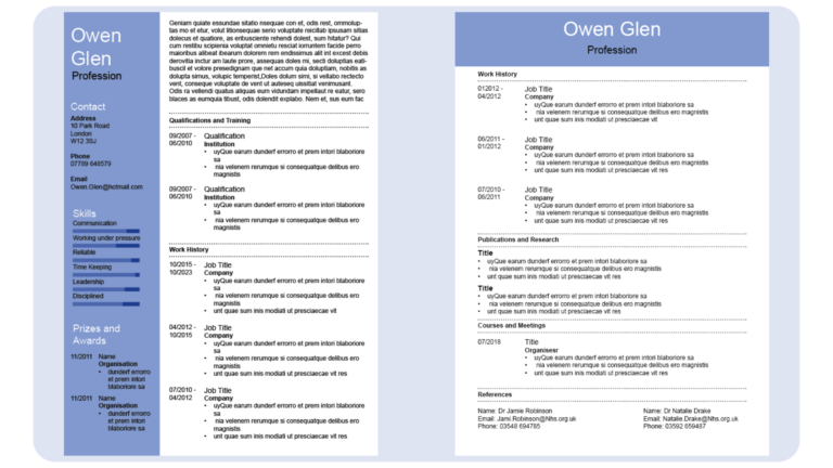 Writing a medical CV | Athona